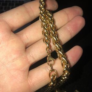 Accessories | 14k Yellow Gold Jesus Crucifix Chain | Poshmark